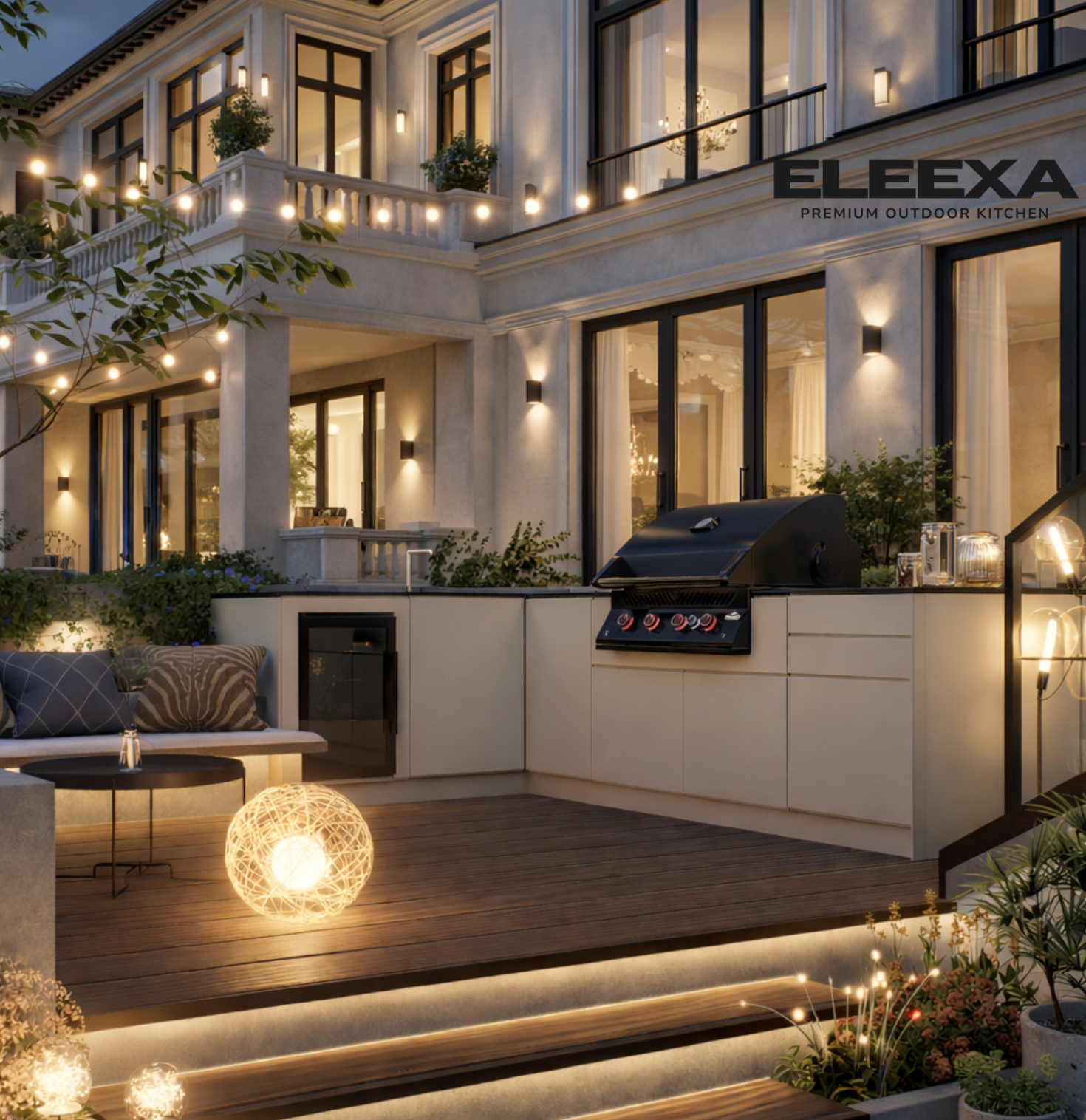 ELEEXA™ Premium Outdoor Kitchens | Luxury Outdoor Living in Europe